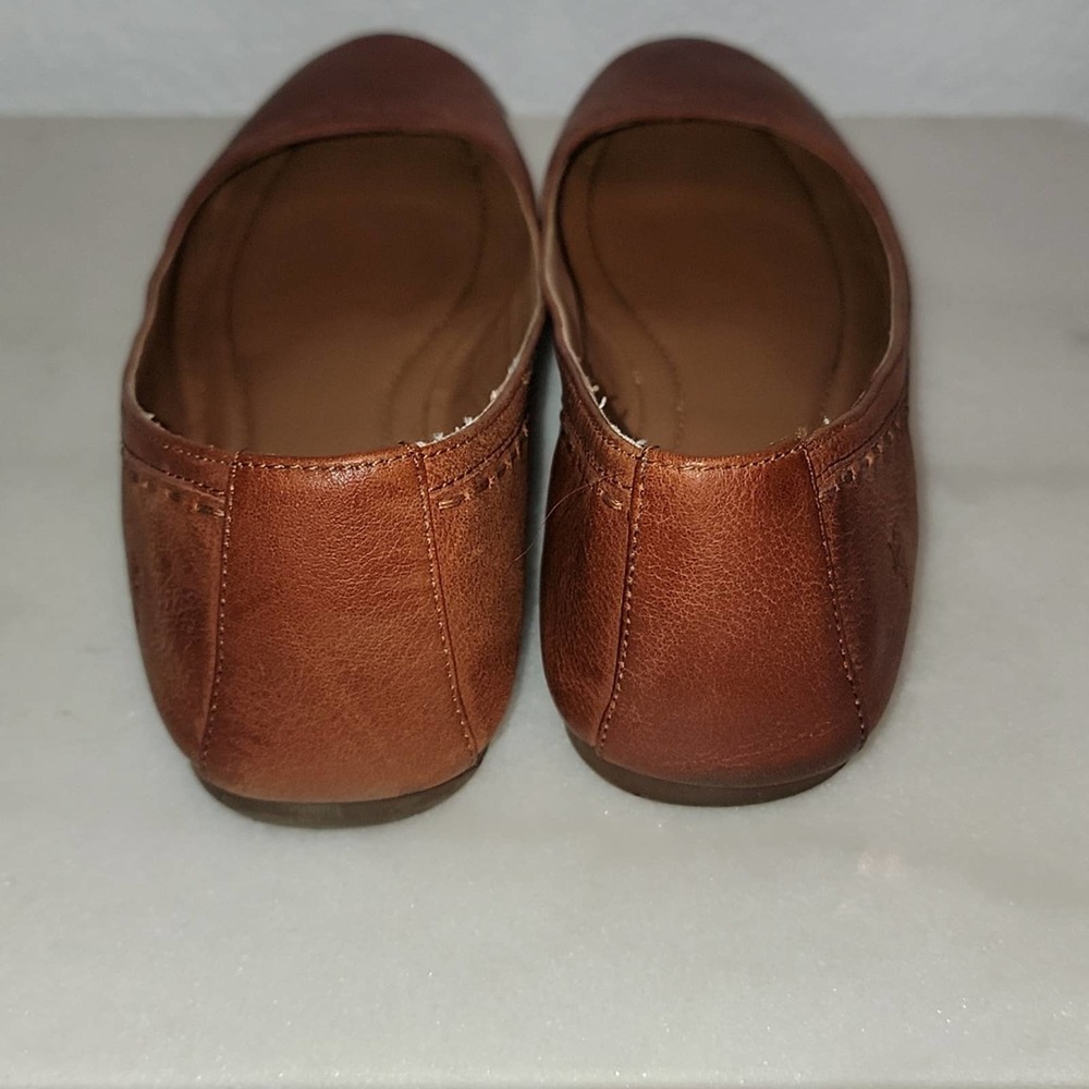 Frye Carson(?) Pickstitched Ballet Flat - Gem